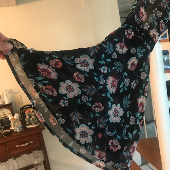 Forever 21 | Swim | Forever 2 Hippie Floral Bell Sleeve Swim Cover Up ...